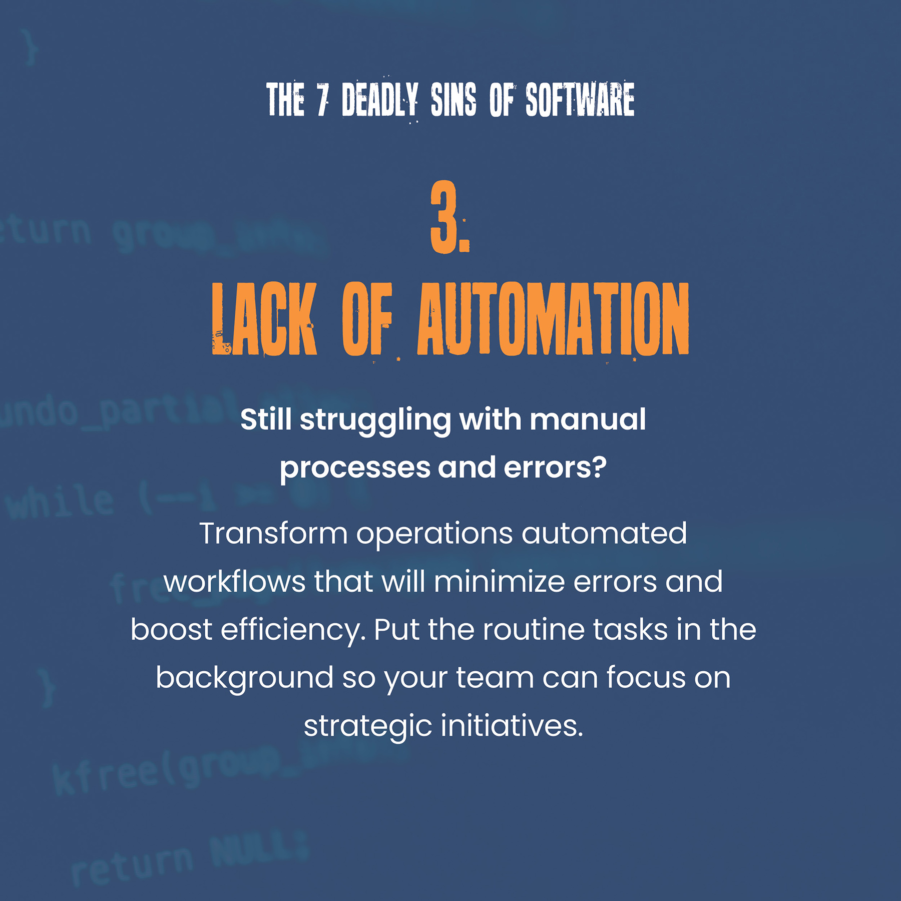 The 7 Deadly Sins of SaaS | Common Pitfalls in Software as a Service